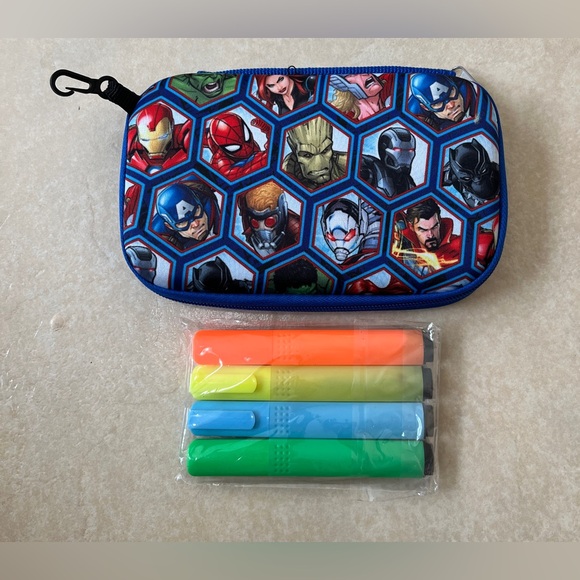 Marvel | Office | Marvel Avengers Molded Pencil Case For Kids Blue ...